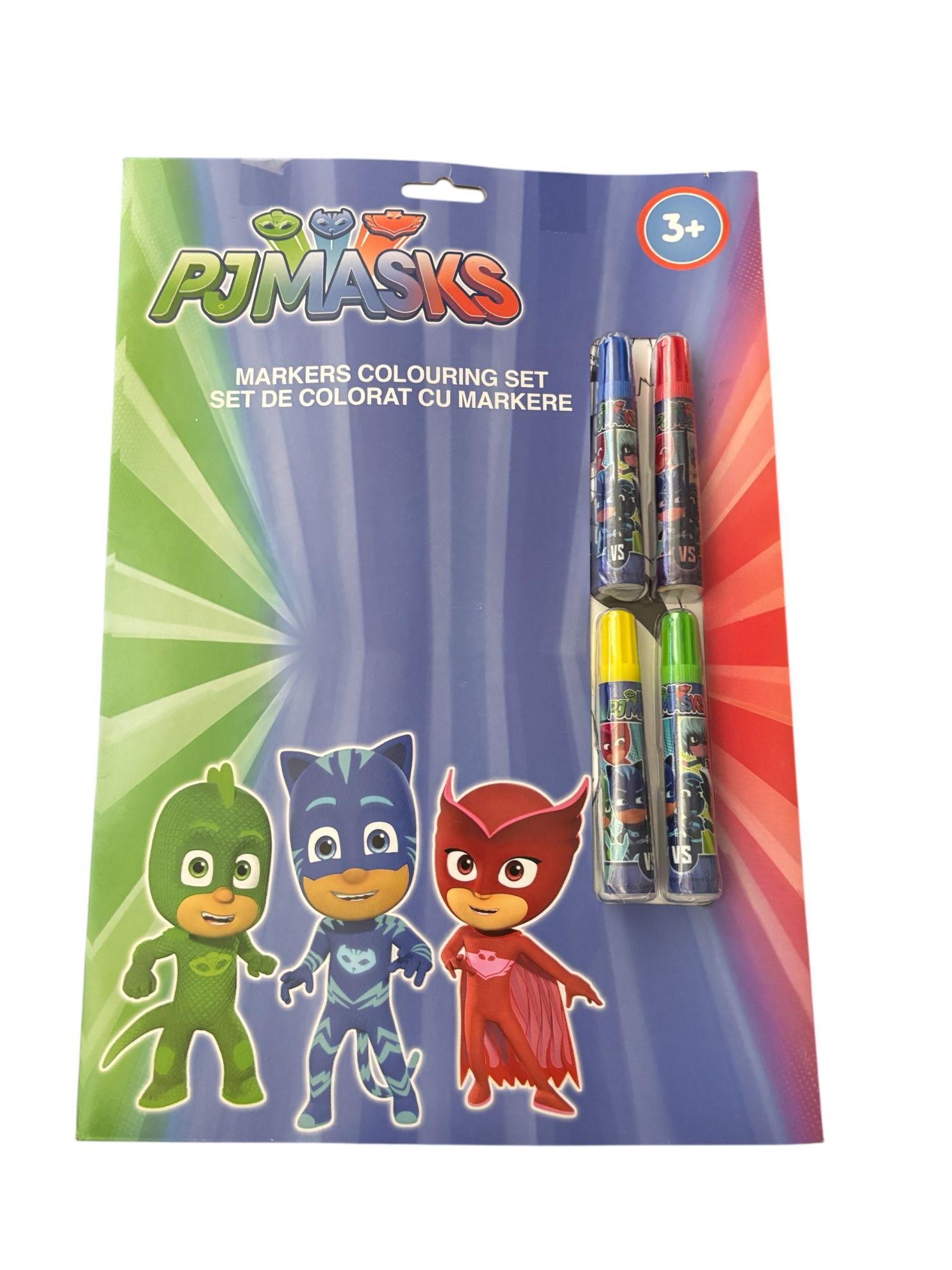 EmskisWorld. Pj Masks A4 Marker Colouring Set BOXED new With 4 marker pens