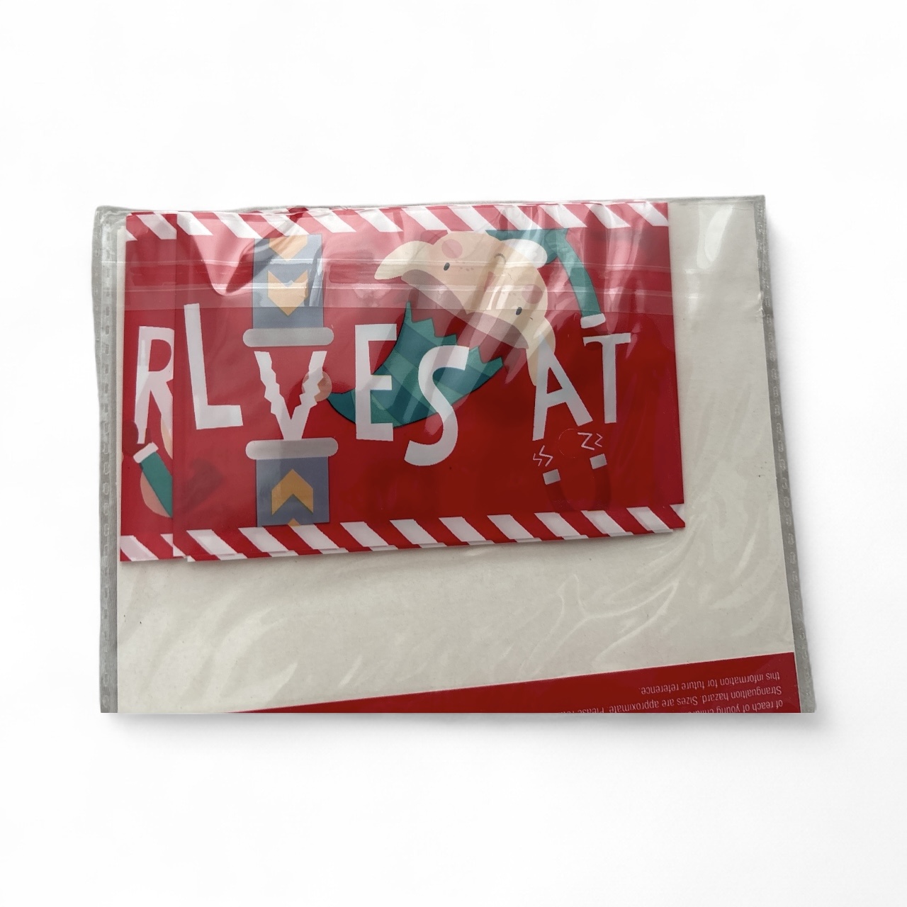EmskisWorld. Christmas elf caution tape red elves at work design tape